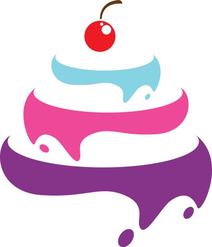 Cake logo Royalty Free Vector Image - VectorStock