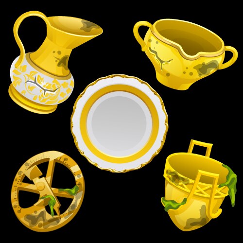 Golden frame Royalty Free Vector Image - VectorStock