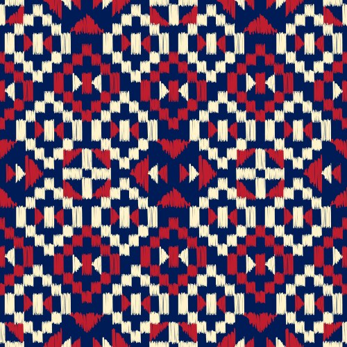 Aztec seamless pattern Royalty Free Vector Image