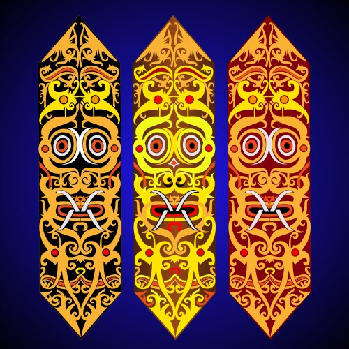Dayak Vector Images (over 400)