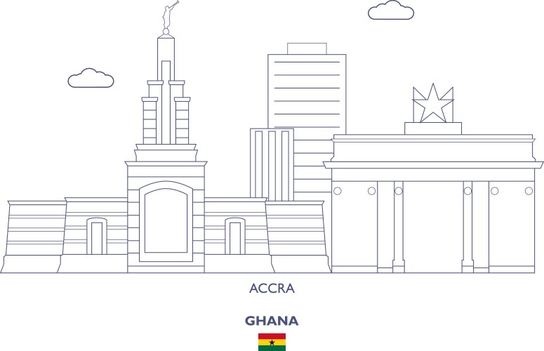 Ghana Landmark Vector Images (over 120)