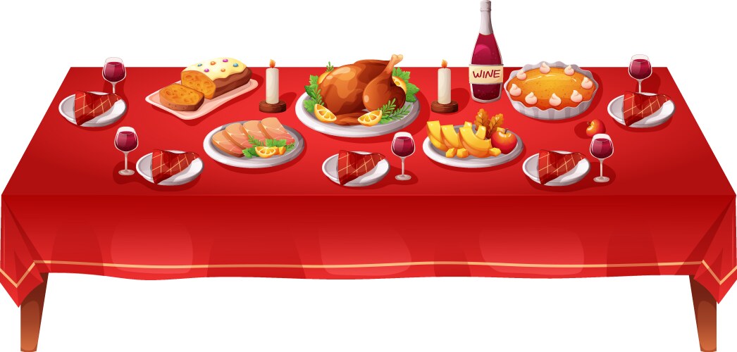 Buffet Table Vector Images (over 2,900)