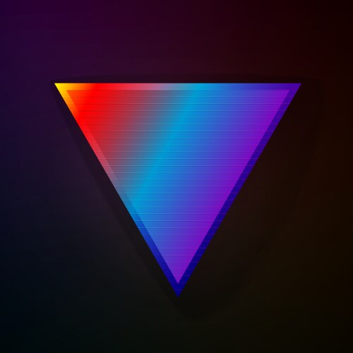 Prism light spectrum composition Royalty Free Vector Image