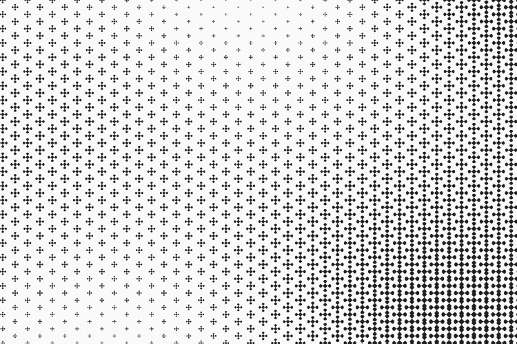 Grunge halftone dot pattern background Royalty Free Vector