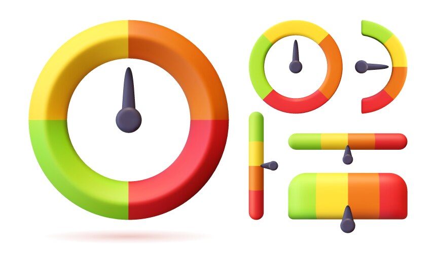 3d speed icon Royalty Free Vector Image - VectorStock