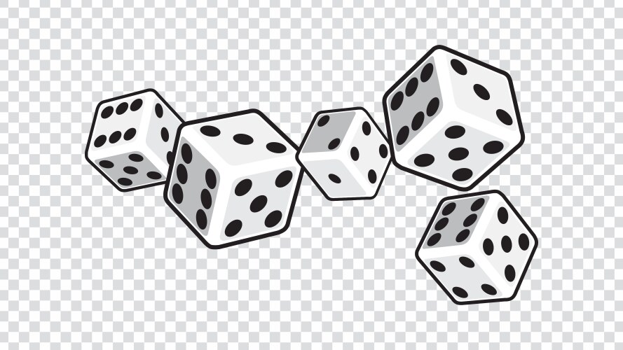 Dice Transparent Background Vector Images (over 280)