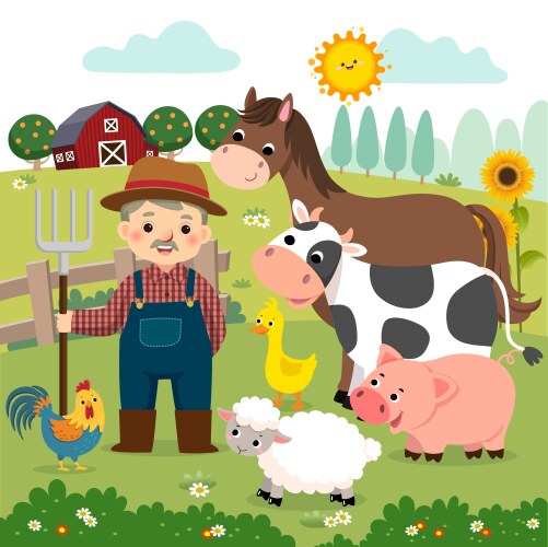 Animated Farmer Vector Images (over 18,000)