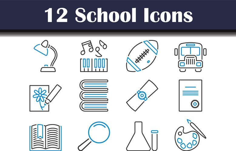 Law school concept icon with text Royalty Free Vector Image