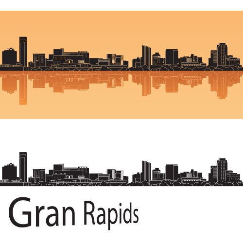 Grand Rapids Skyline Vector Images (41)