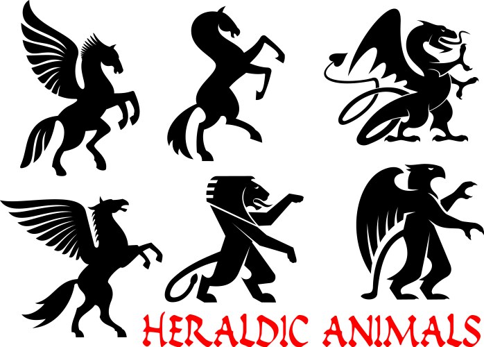 Heraldic Animals Vector Images (over 14,000)