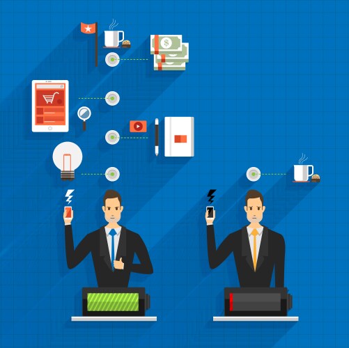 Thinking man Royalty Free Vector Image - VectorStock