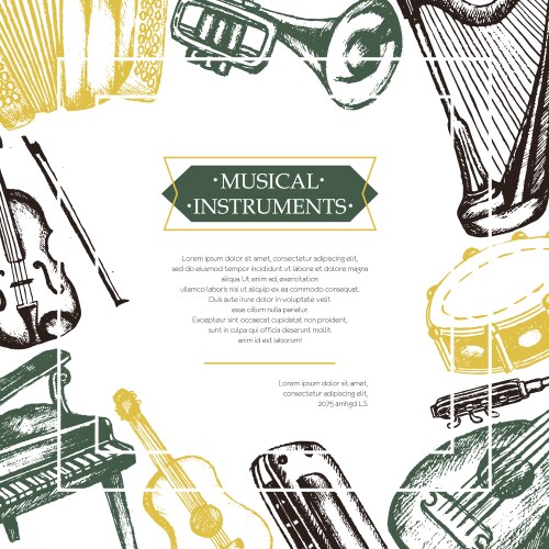 Isolated set instruments on white background Vector Image