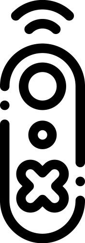 Control icon thin linear style design isolated on Vector Image