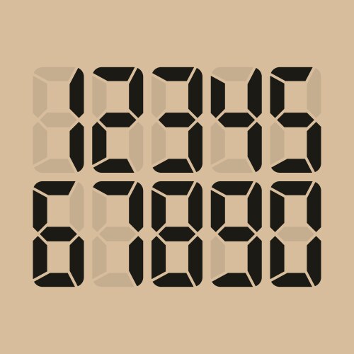 Lcd Font Calculator Vector Images (over 310)