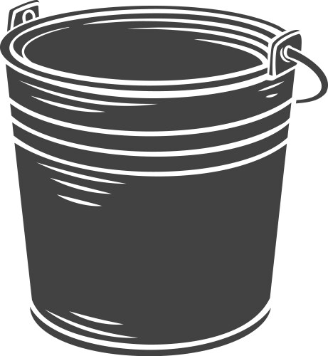 Bucket Royalty Free Vector Image - VectorStock