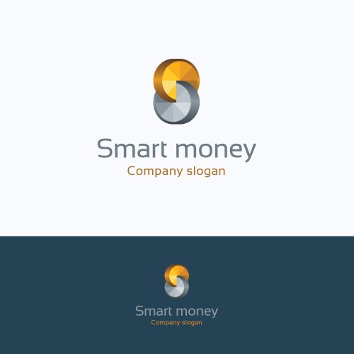 Smart money logo Royalty Free Vector Image - VectorStock