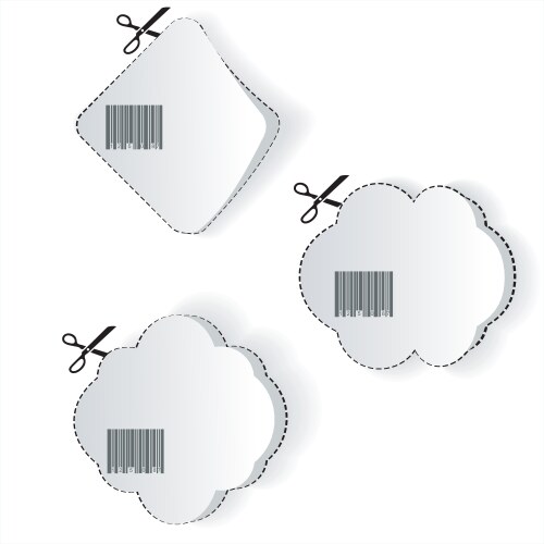 Realistic stickers Royalty Free Vector Image - VectorStock