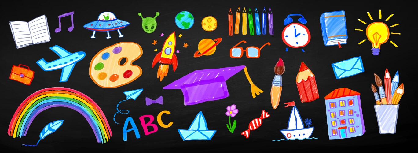 Chalkboard Cartoon Vector Images (over 15,000)
