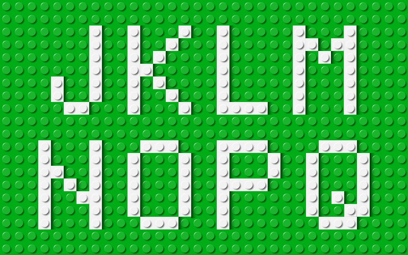 Lego Letters Vector Images (over 100)