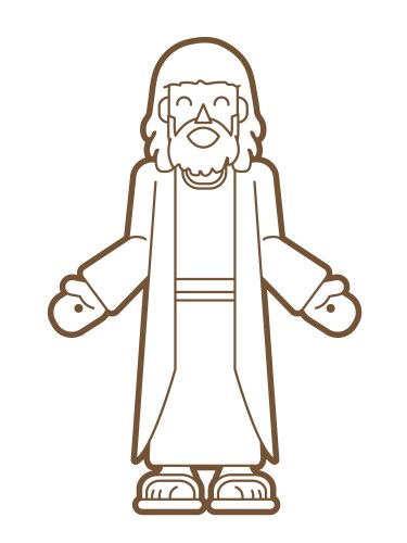 Jesus Outline Vector Images (over 13,000)