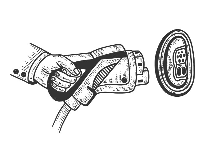 Electric plug Royalty Free Vector Image - VectorStock