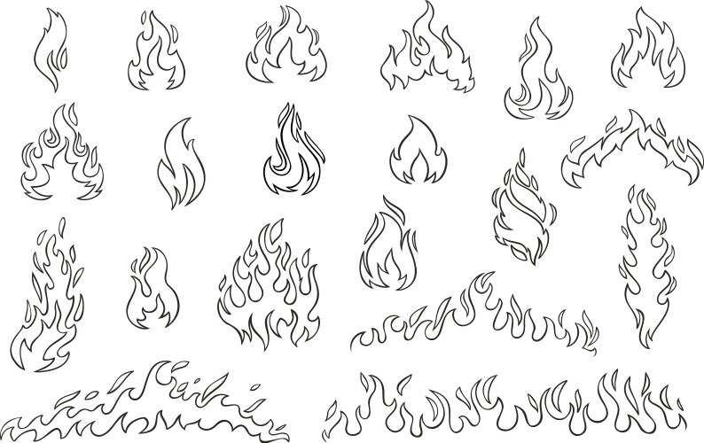 Flames Outline Vector Images (über 62,000)