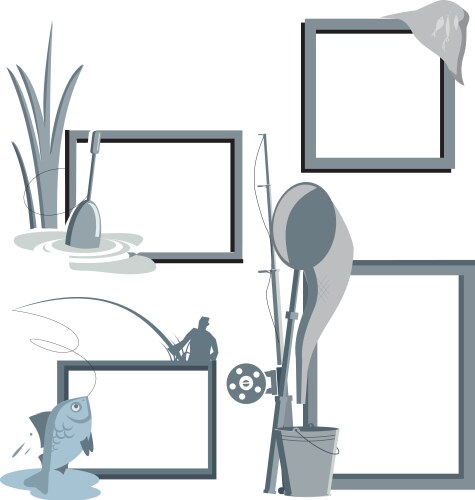 Fishing Border Vector Images (over 3,500)