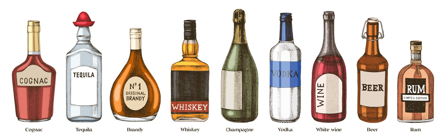 Alcohol Drawing Vector Images (over 50,000)