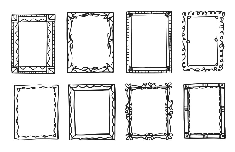 Picture Frame Outline Vector Images (over 24,000)