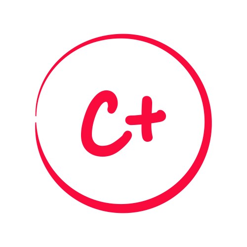 Grading system a grades for school sign exam Vector Image