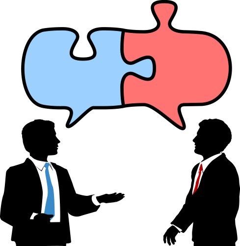 Partner Talk Vector Images (over 5,600)