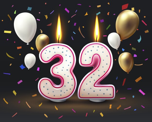 32 Birthday Vector Images (over 1,200)