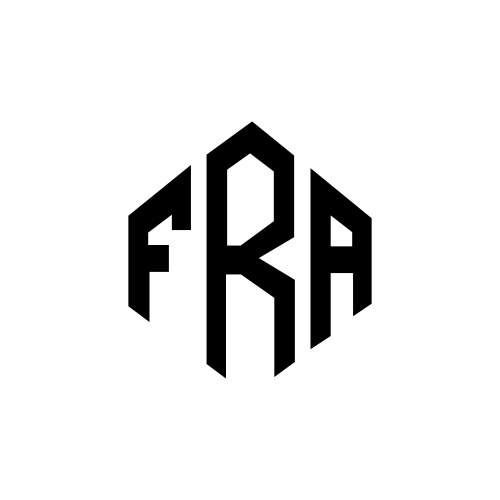 Fra logo letter design – Royalty-Free Vector | VectorStock
