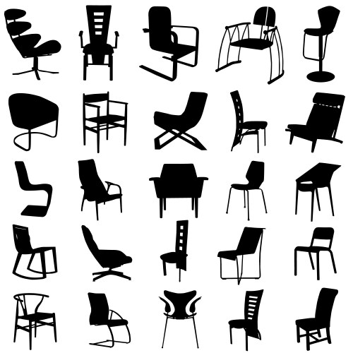 Modern chair Royalty Free Vector Image - VectorStock