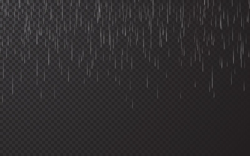 Falling rain realistic background Royalty Free Vector Image