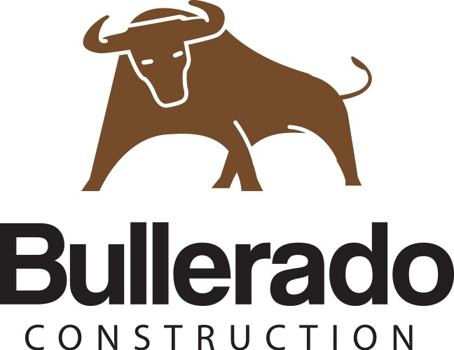 Bull concept design template Royalty Free Vector Image