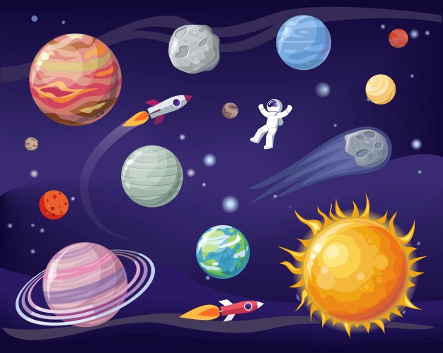 Moon And Stars And Planets Clip Art Moon And Star PNG Images