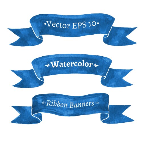 Blue Scroll Ribbon Banner Vector Images (over 2,000)