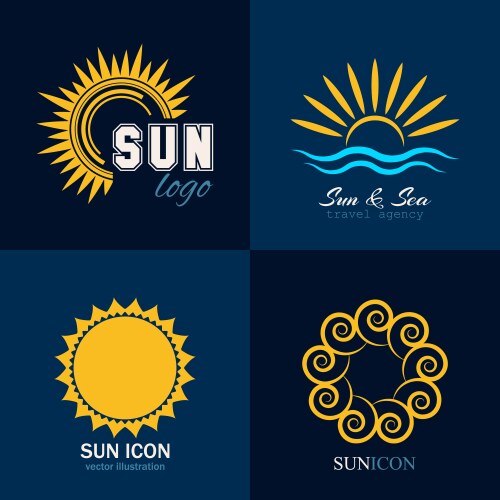 Sun Drawing Logo Sun Logo Vector And Symbol Afbeelding Door Redgraphic
