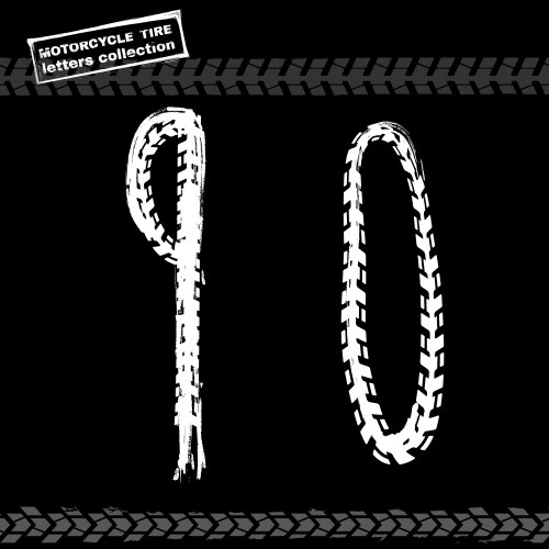 Tire Font Alphabet Vector Images (over 290)