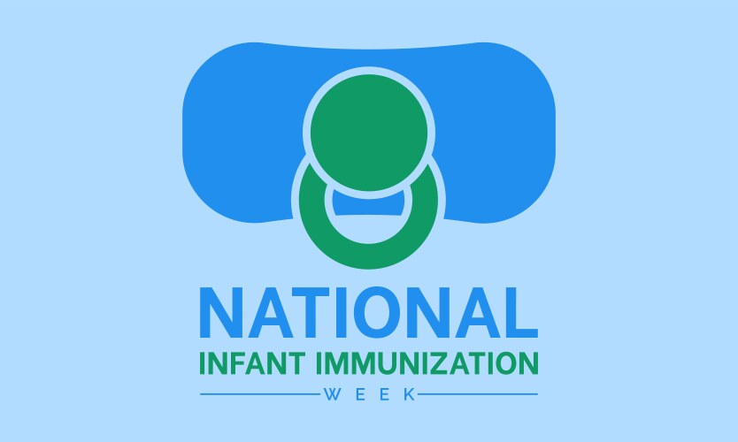 National infant immunization week observed every Vector Image
