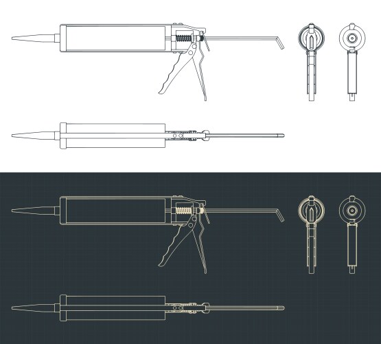 Guns Blueprints Vector Images (over 620)