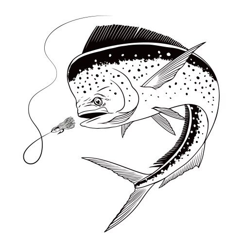 Fish Drawing Black and White Vector Images (over 44,000)