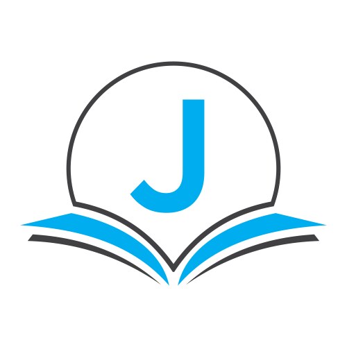 Monogram Education Logo On Letter L Concept Vector Image