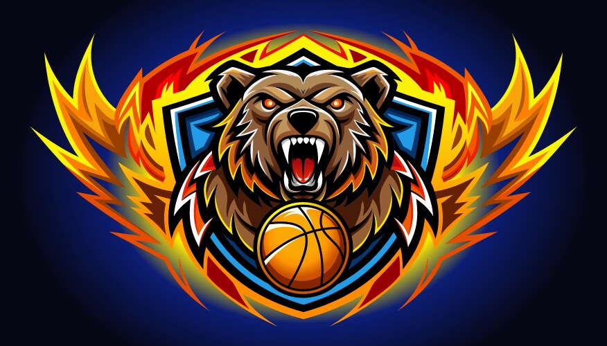 Bear Basketball Logo Vector Images (over 230)
