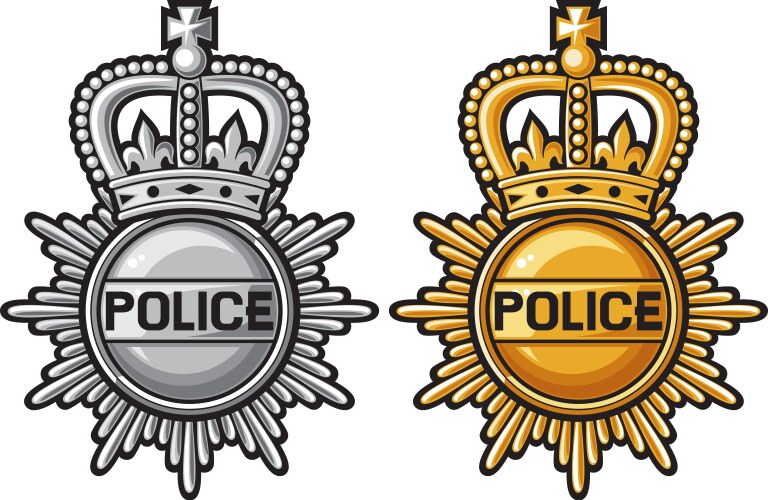 Police Badge Black White Vector Images (over 14,000)