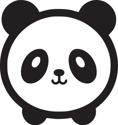 Hello panda Royalty Free Vector Image - VectorStock