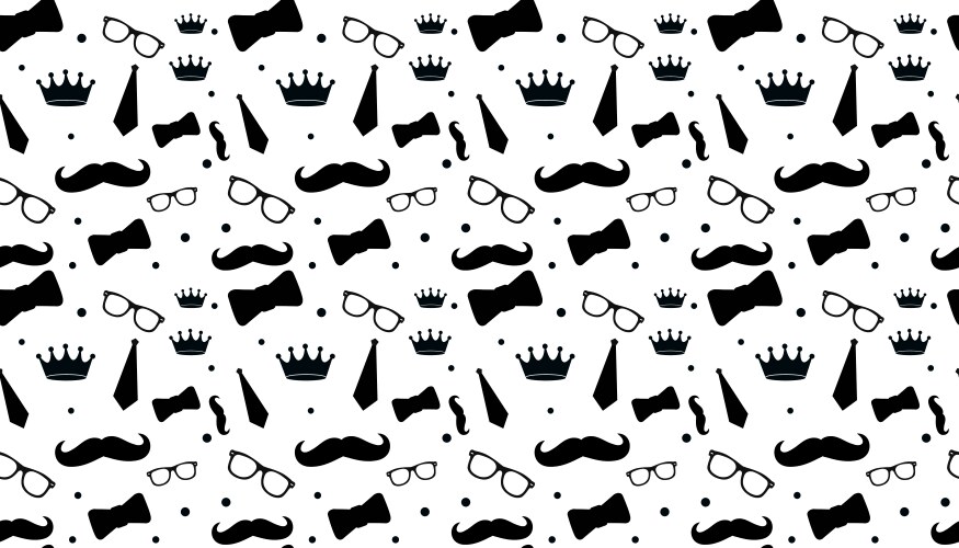 Fathers day pattern design dad pattern Royalty Free Vector