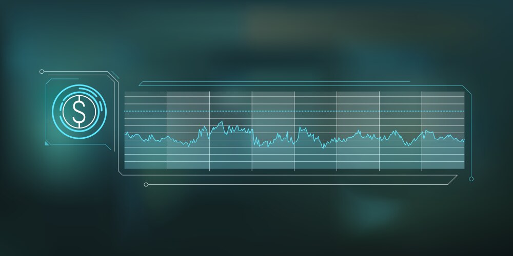 Clear and concise infographics of dollar price Vector Image