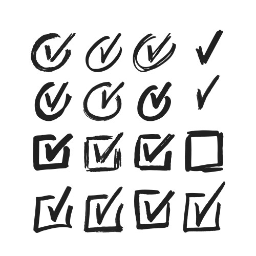 Checkbox Sketch Vector Images (over 850)